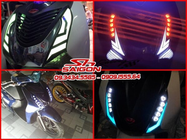 Độ Đèn Led Audi Xinhan Đẳng cấp cho xe SH Việt Nam 2012 2013 2014 2015 ...