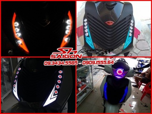 Độ Đèn Led Audi Xinhan Đẳng cấp cho xe SH Việt Nam 2012 2013 2014 2015 ...